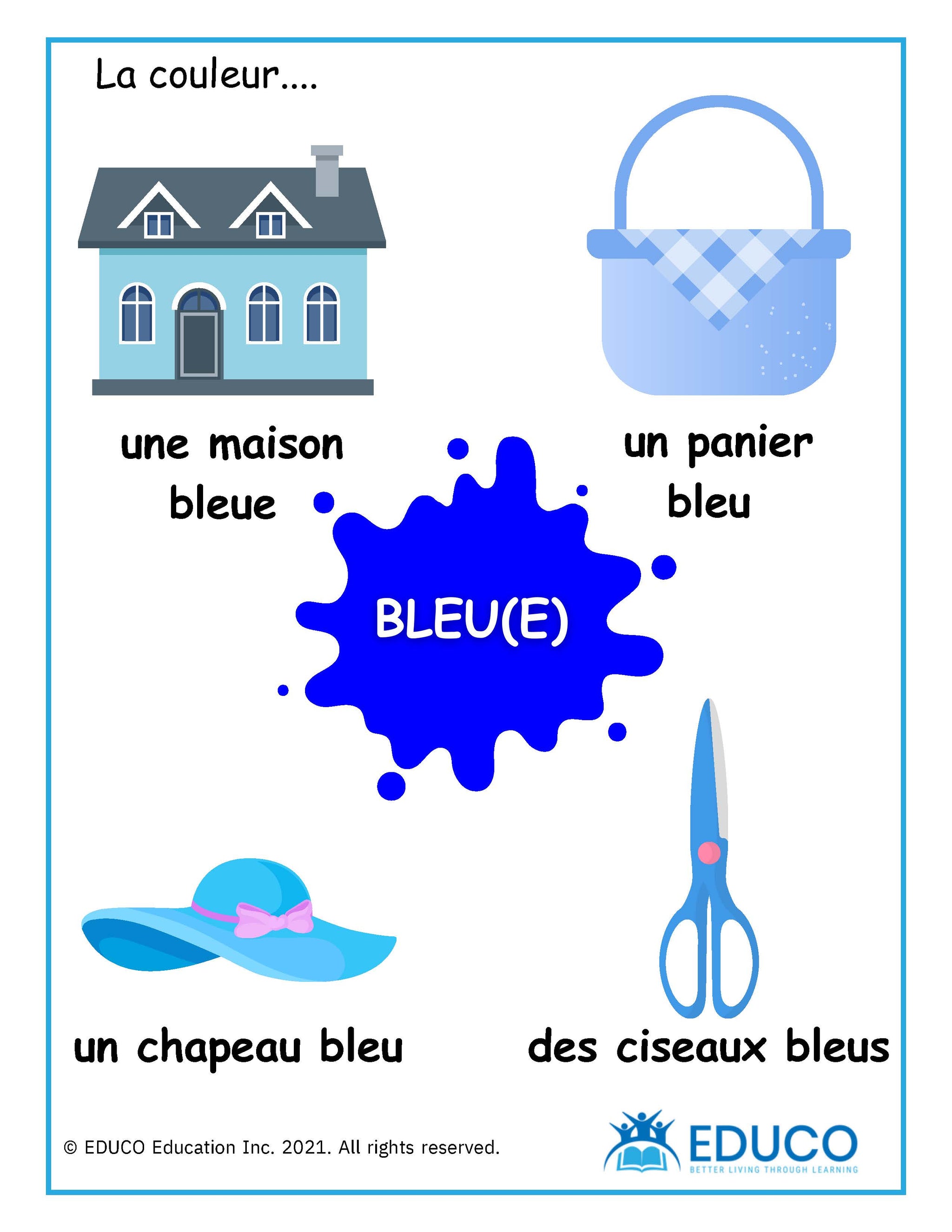 Colours - French Learning Resources (Digital Download) – EDUCO Education
