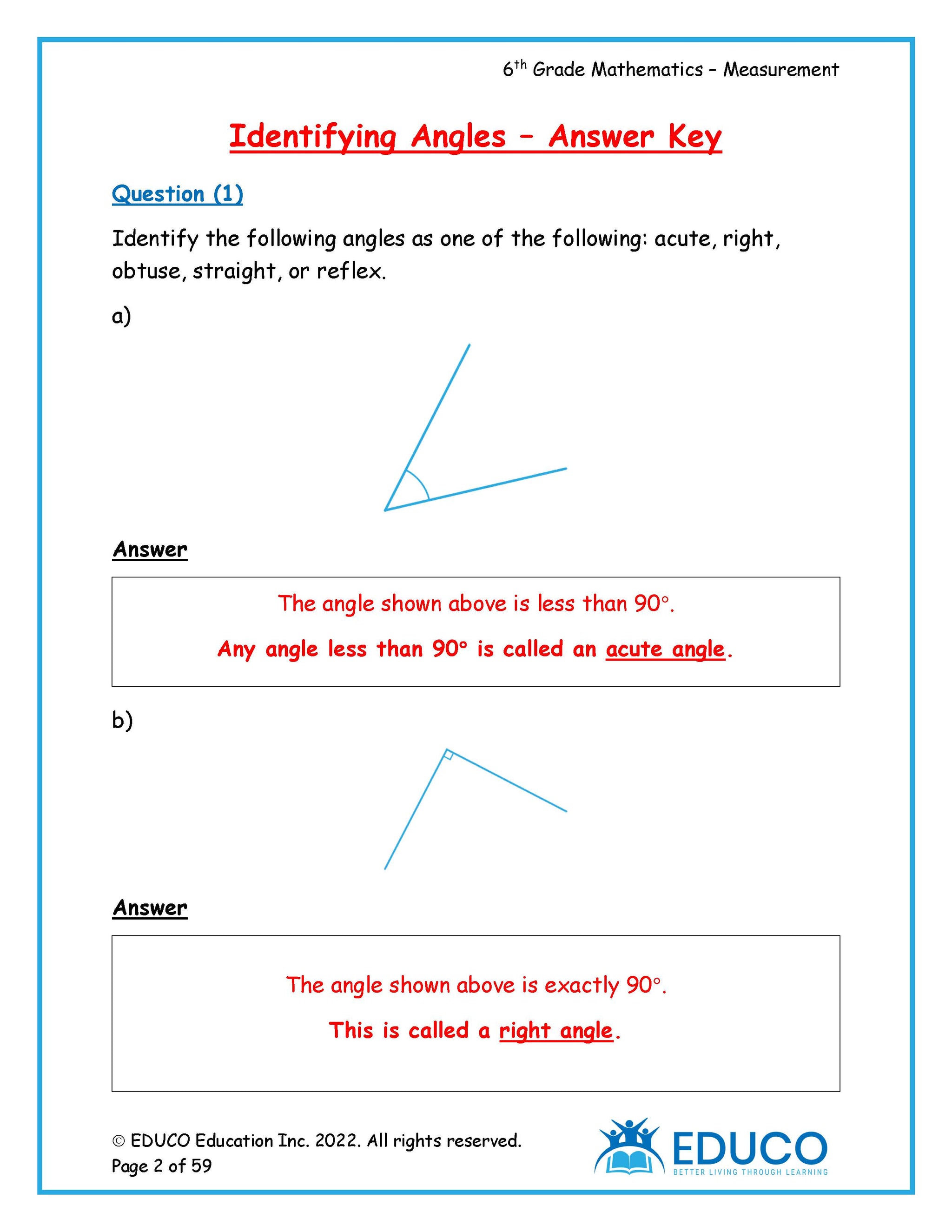 Unit 9: Measurement - Grade 6 Math (Digital Download) – EDUCO Education